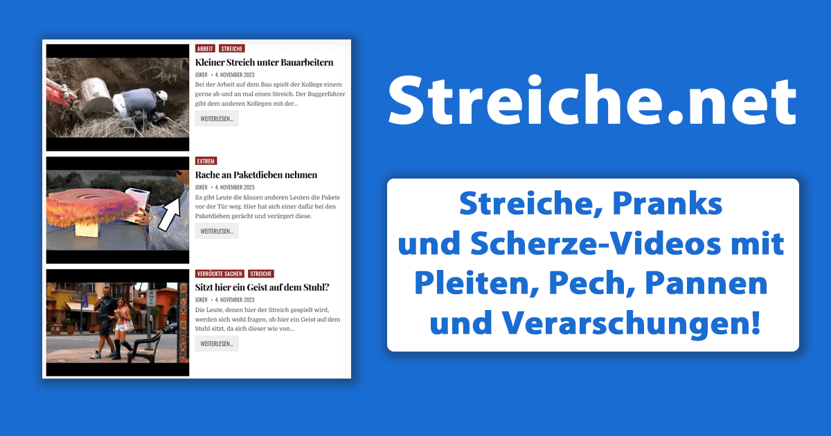 Erwachsene Archive - Streiche.net - Pranks & Scherze machen